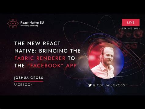 Conference Talks Talk The New React Native Bringing The Fabric Renderer To The Facebook App