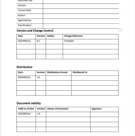 Data Classification Policy Template