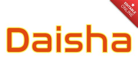 Daisha Yellow Sci Text Effect Generator