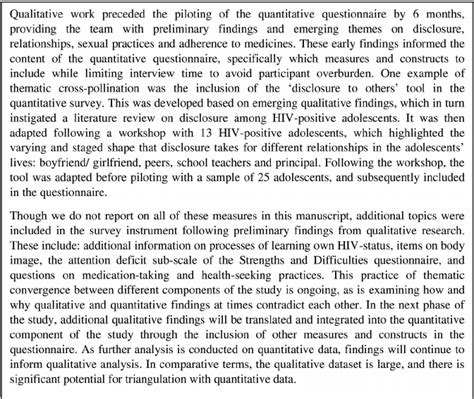 Approach To Integrating Qualitative And Quantitative Methods Download Scientific Diagram