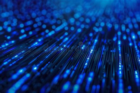 Display Of Binary Numbers On Monitor Visualizing Complex Computations