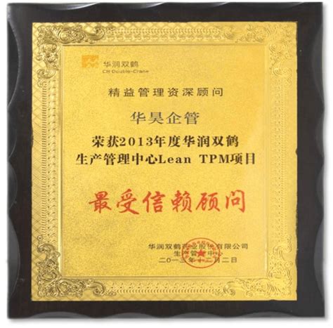 集团荣誉（部分） 华昊企管集团