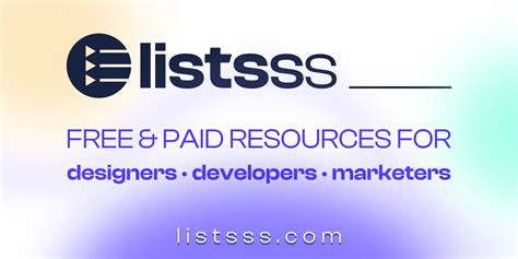 SSG Resources WebDesignList
