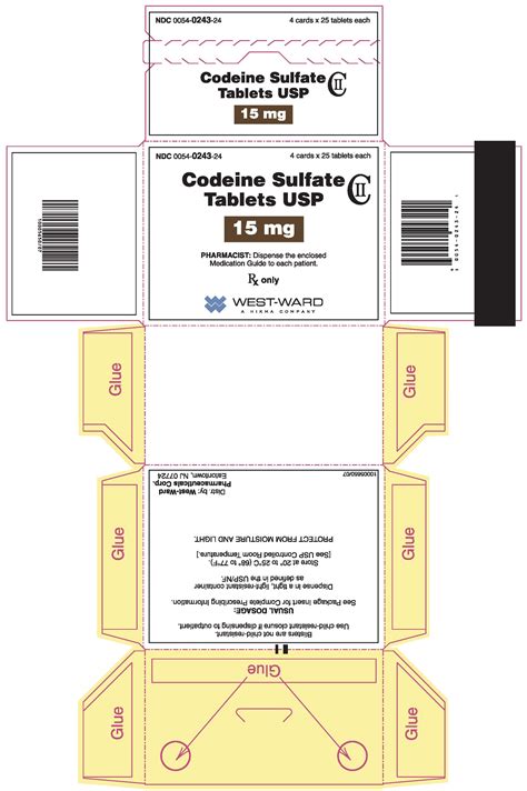 Codeine Sulfate Fda Prescribing Information Side Effects And Uses