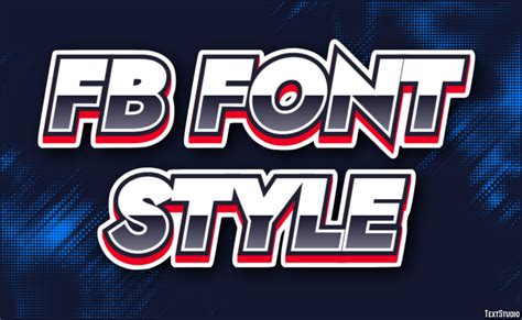Fb Font Style Text Effect And Logo Design Font