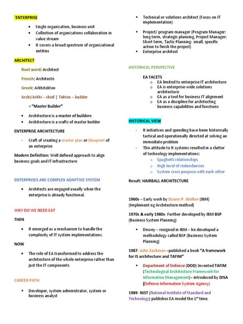 enterprise architecture concepts download free pdf enterprise