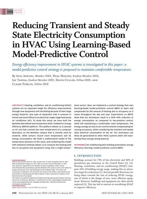 PDF Reducing Transient And Steady State Electricity Consumption In