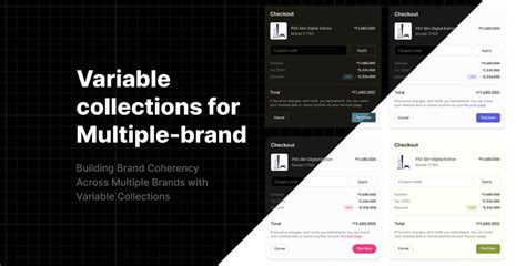 Multiple Brand Variable Collection Figma