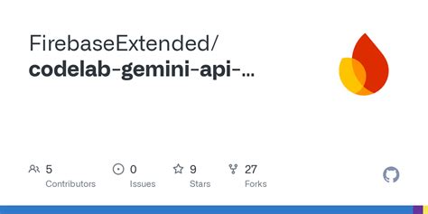 Github Firebaseextendedcodelab Gemini Api Extensions