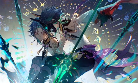 Xiao Genshin Impact Drawn By Doupu41 Danbooru