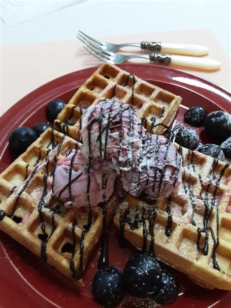 아이스크림 와플