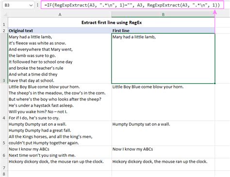 How To Extract First Line In Excel Easy Steps