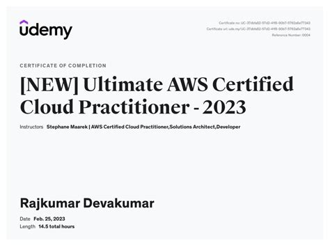 Rajkumar Devakumar Pmi Acp® Safe® 5 Togaf® On Linkedin Udemy Course Completion Certificate