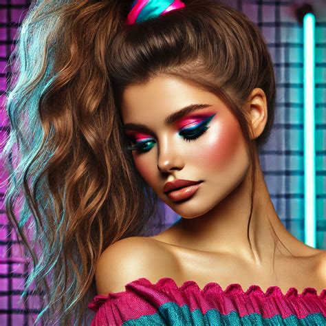 80s Hairstyles High Side Ponytail