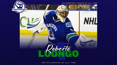 Top 50 Canucks Players Of All Time 4 Roberto Luongo