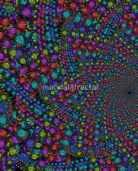 Colorful Sea Turtle Fractal Art