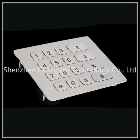 Led Lighting Backlit Numeric Keypad Matrix 4x4 Type Vending Machine