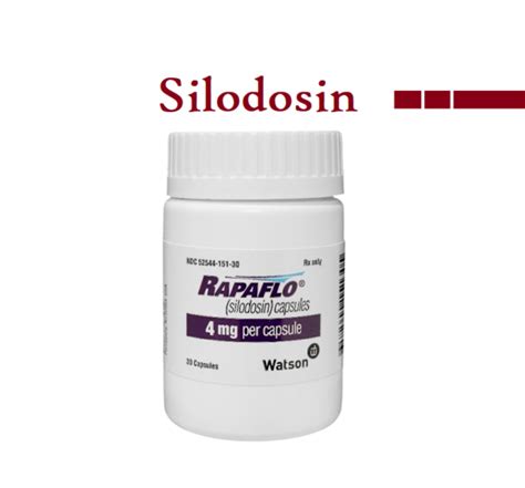 Silodosin Rapaflo Uses Dose Moa Brands Side Effects