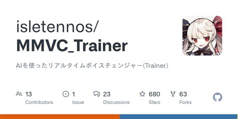 MMVC Trainer 00 Clone Repo Ipynb At Main Isletennos MMVC Trainer GitHub