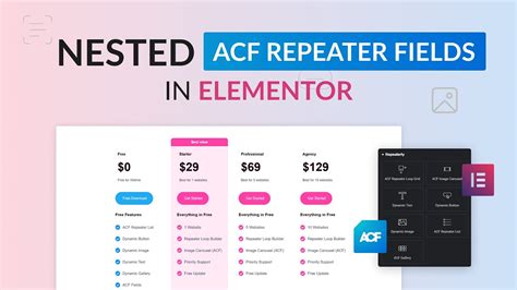 How To Display Nested Acf Repeater Fields In Elementor Without