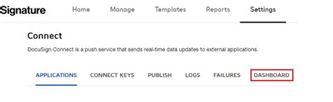 introducing the docusign connect dashboard