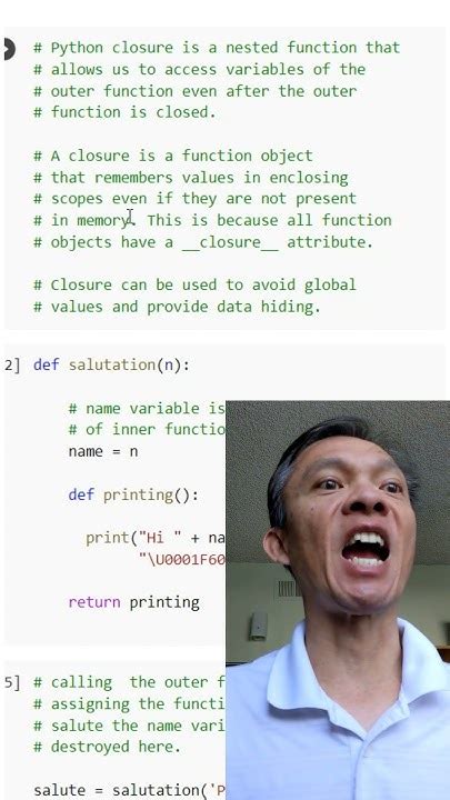 What Is Closure In Python Python Education Programming Pythons Foryou Foryoupage Fyp
