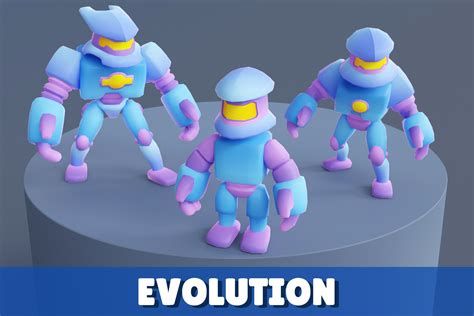 Robot Characters Ranger 3d Robots Unity Asset Store