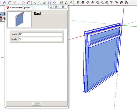 Locking An Angle When Resizing The Piece Its Part Of Dynamic Components SketchUp Community
