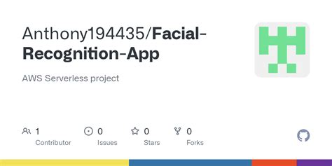 Github Anthony194435facial Recognition App Aws Serverless Project