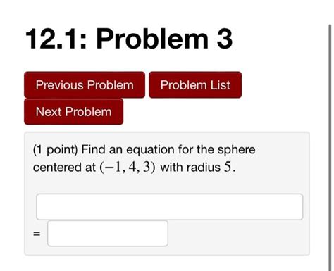 Solved 121 Problem 3 Previous Problem Problem List Next