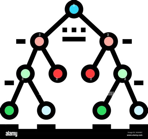 Decision Tree Machine Learning Color Icon Vector Illustration Stock Vector Image And Art Alamy