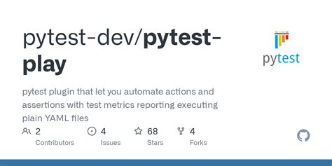 Github Pytest Devpytest Play Pytest Plugin That Let You Automate Actions And Assertions With