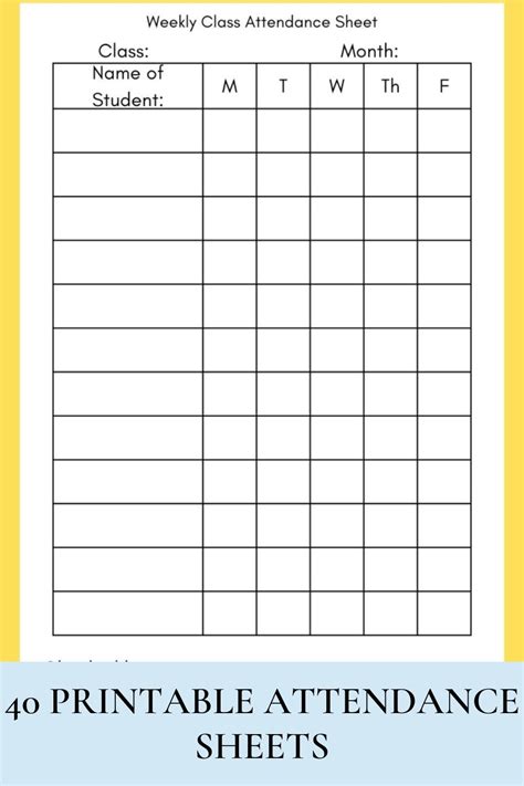 40 Free Printable Attendance Sheets By Printaboles Medium 40 Free Printable Attendance Sheets By Printaboles Medium