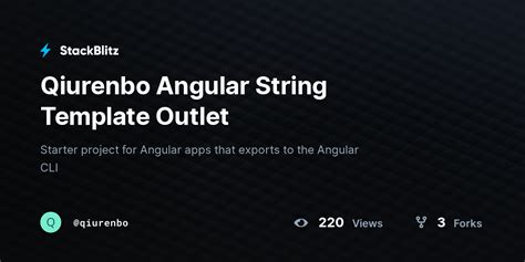 qiurenbo angular string template outlet stackblitz