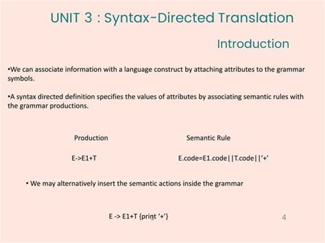 Compiler Design Syntax Directed Translation Pdf Programming Languages Computing