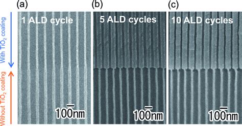 Two Layered Anodic Porous Alumina After Etching Numbers Of Ald Cycles Download Scientific