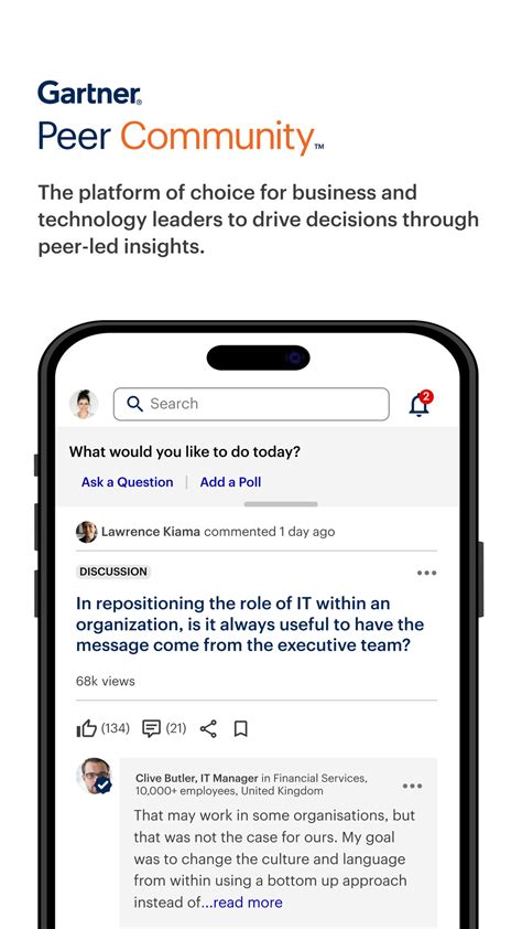 Gartner Peer Community Para Iphone Descargar