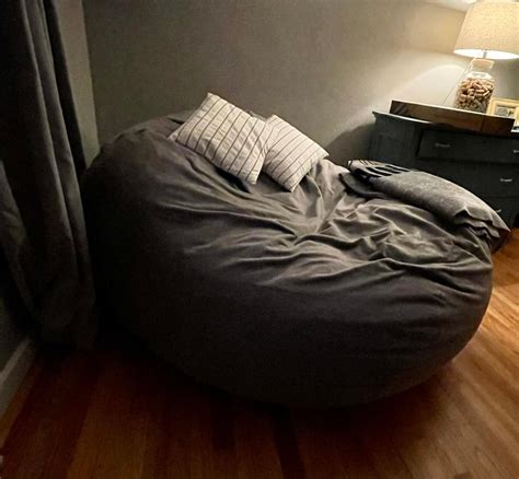 42mo Finance Cozy Sack 6 Feet Bean Bag Chair Large Grey Buy Now Pay Later