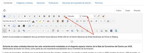Estilos Predefinidos En El Editor Preguntas Sobre Joomla Foro Webempresa