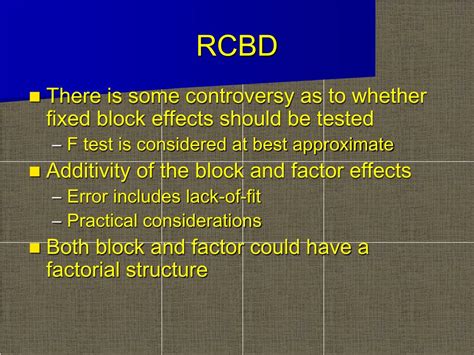 Ppt Randomized Complete Block Design Rcbd Powerpoint Presentation Free Download Id 481694