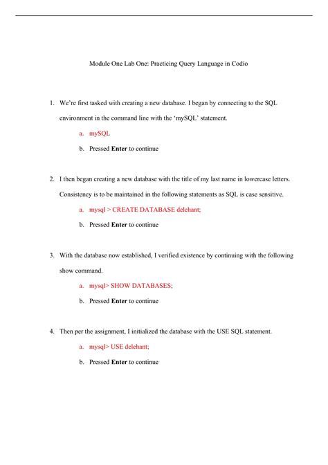Dad 220 Module 1 Lab Dad 220 Introduction To Structured Database
