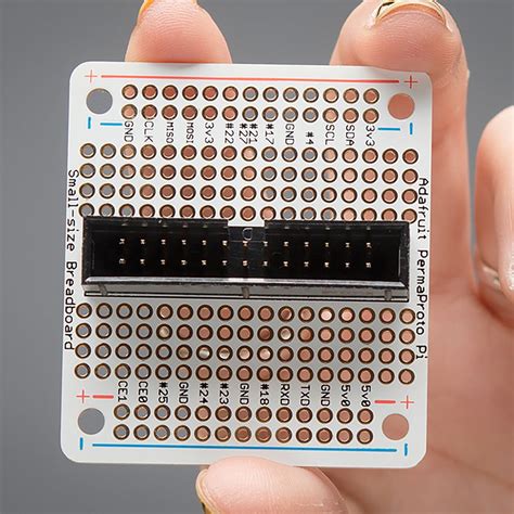 Adafruit Small Size Perma Proto Raspberry Pi Breadboard Pcb Kit