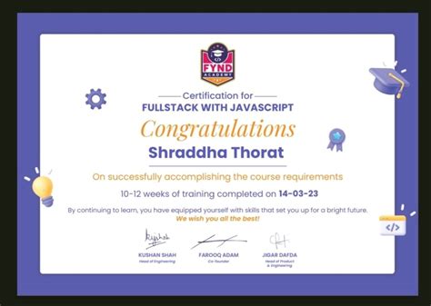 Shraddha Thorat On Linkedin Fullstack Javascript Fyndacademy Fullstackdeveloper