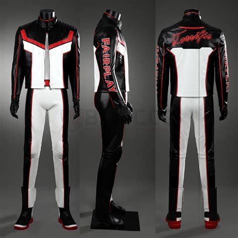 Mister Terrific Michael Holt White Leather Cosplay Costume