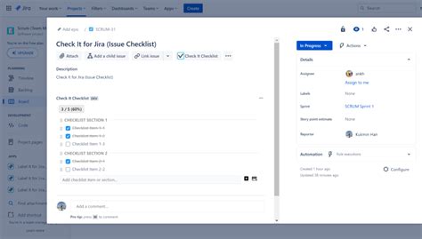 Check It For Jira Free Issue Checklist Atlassian Marketplace