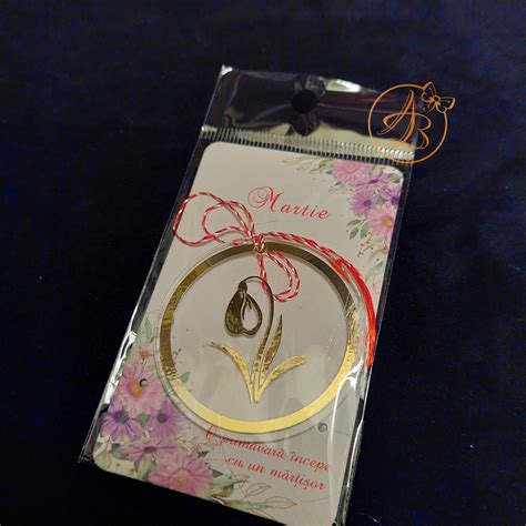 Martisor Plexiglas Cu Ghiocel Art Butik