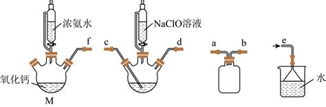 水合肼 可用作还原剂其制备原理为用下图装置制取水合肼的相关说法正确的是