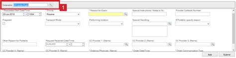 Create An Order In Department Order Entry Doe