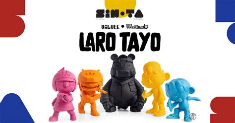 Solid Toys X Sin·ta Art Gallery Presents Laro Tayo Set By Wetworks And