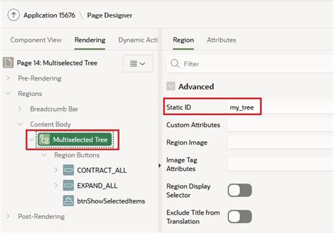 Oracle Apex Enable Multiselected Feature Of Oracle Apex Tree